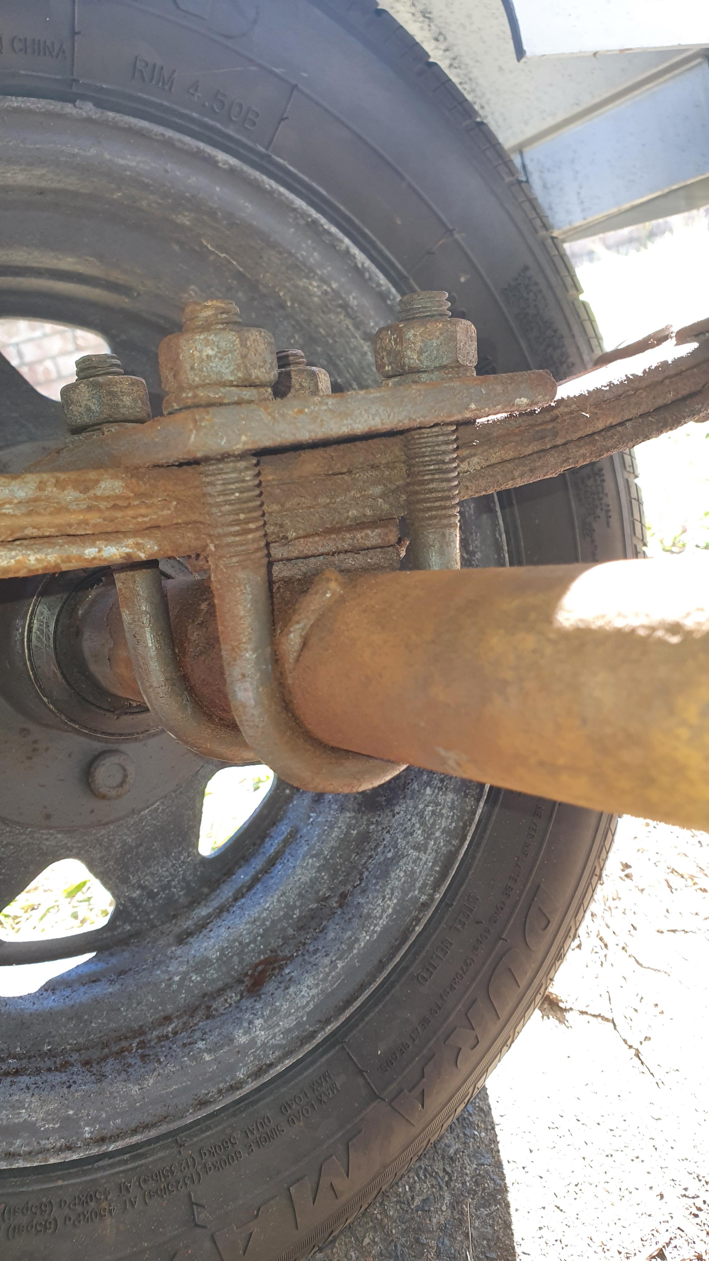 Rusted axle can it be saved? - Boating - Australian Fishing Online