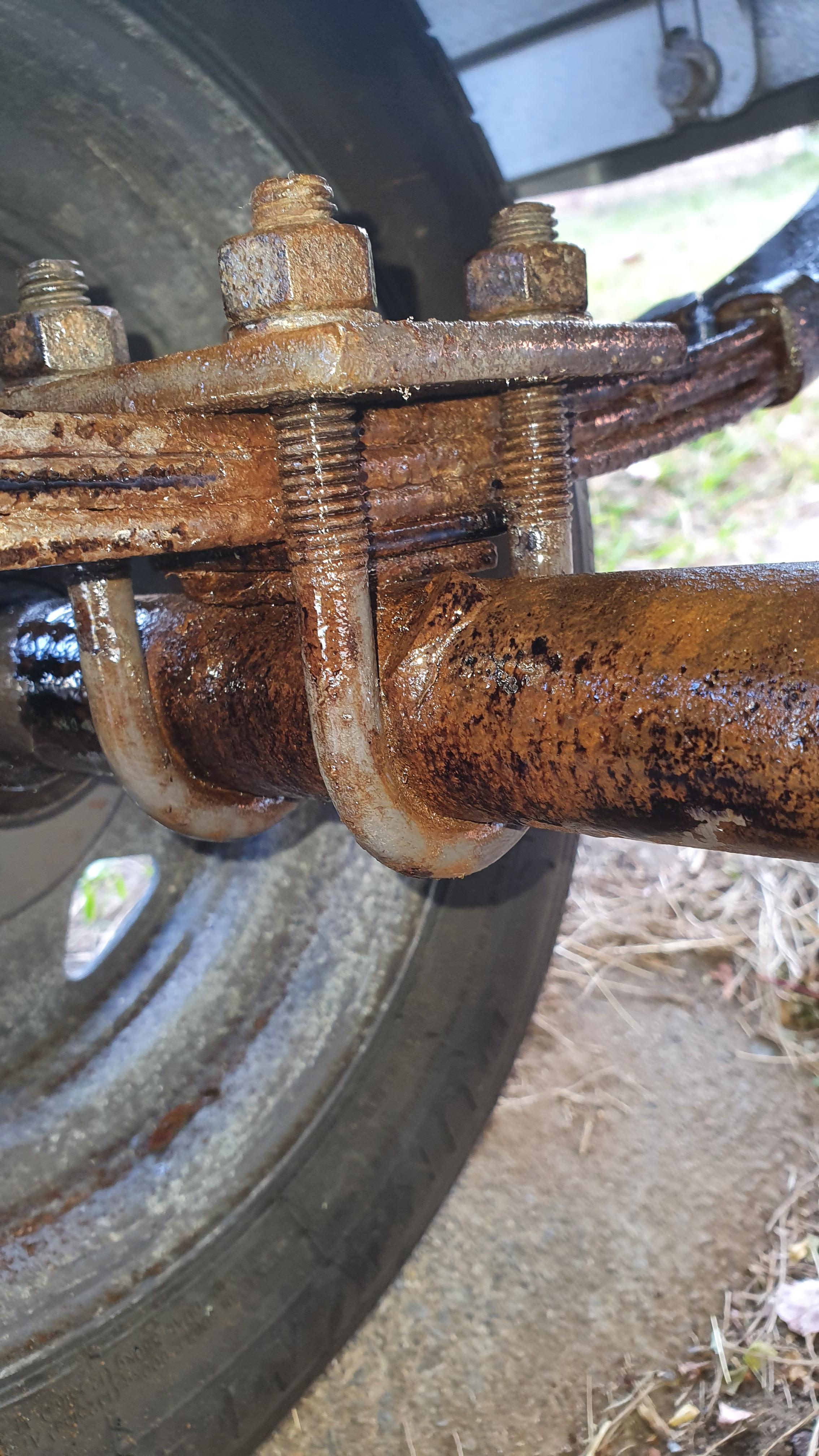 Rusted axle can it be saved? - Boating - Australian Fishing Online